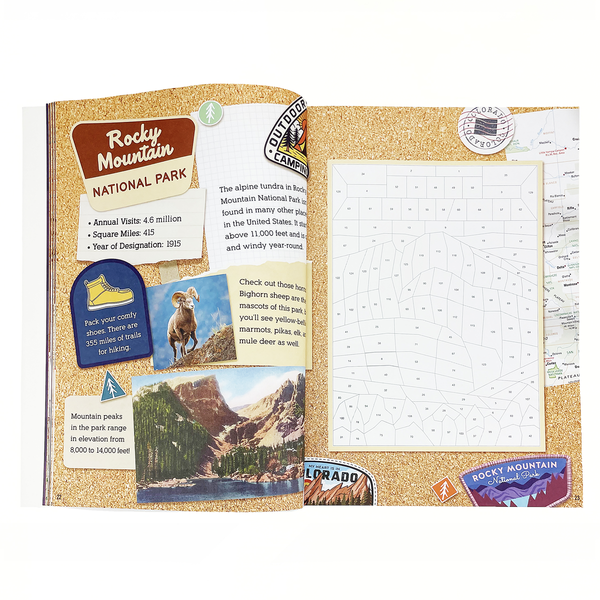 National Parks: Sticker-by-Number Activity Book - DGPilot