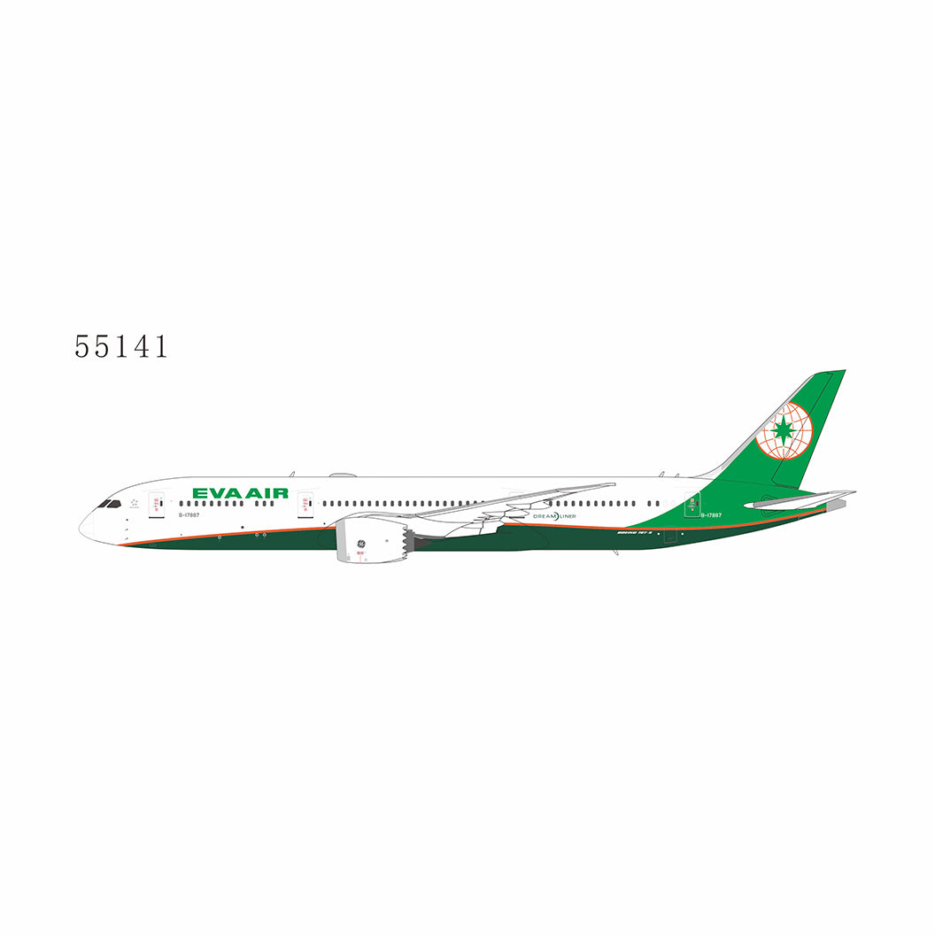 NG Models 1:400 Eva Airways 787-9 Dreamliner B-17887 (w/ new titles) 5 ...