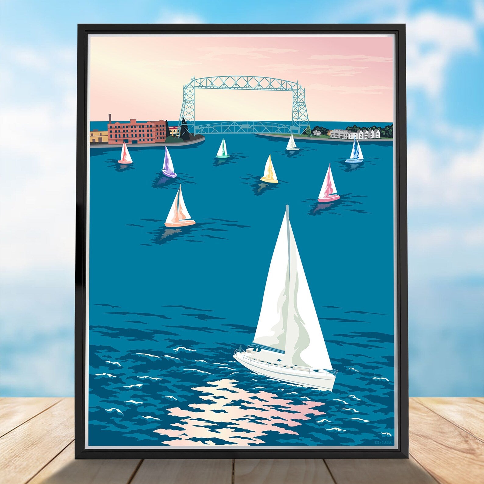 Duluth Sailboats Poster Print - DGPilot
