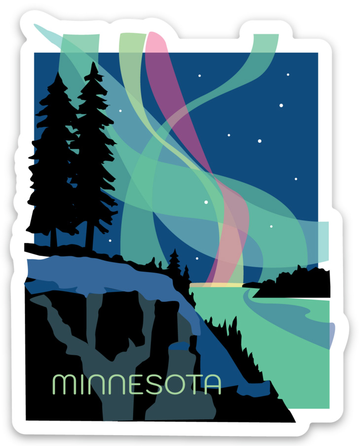 Northern Lights Sticker - DGPilot
