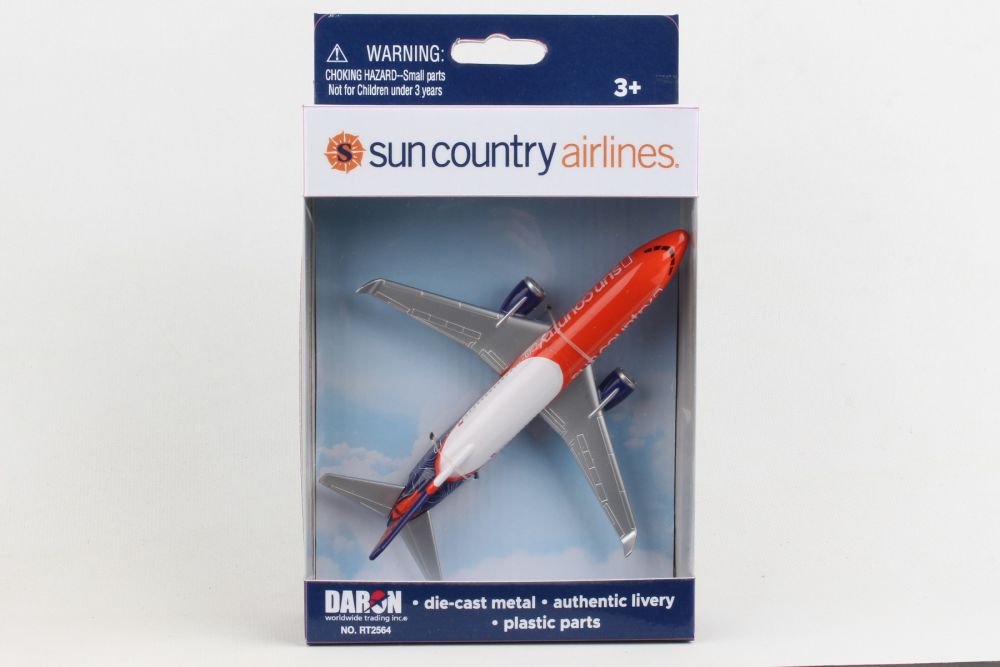 Daron Realtoy 1:280 Sun Country Boeing 737-800 N804SY Single Plane (Ne ...