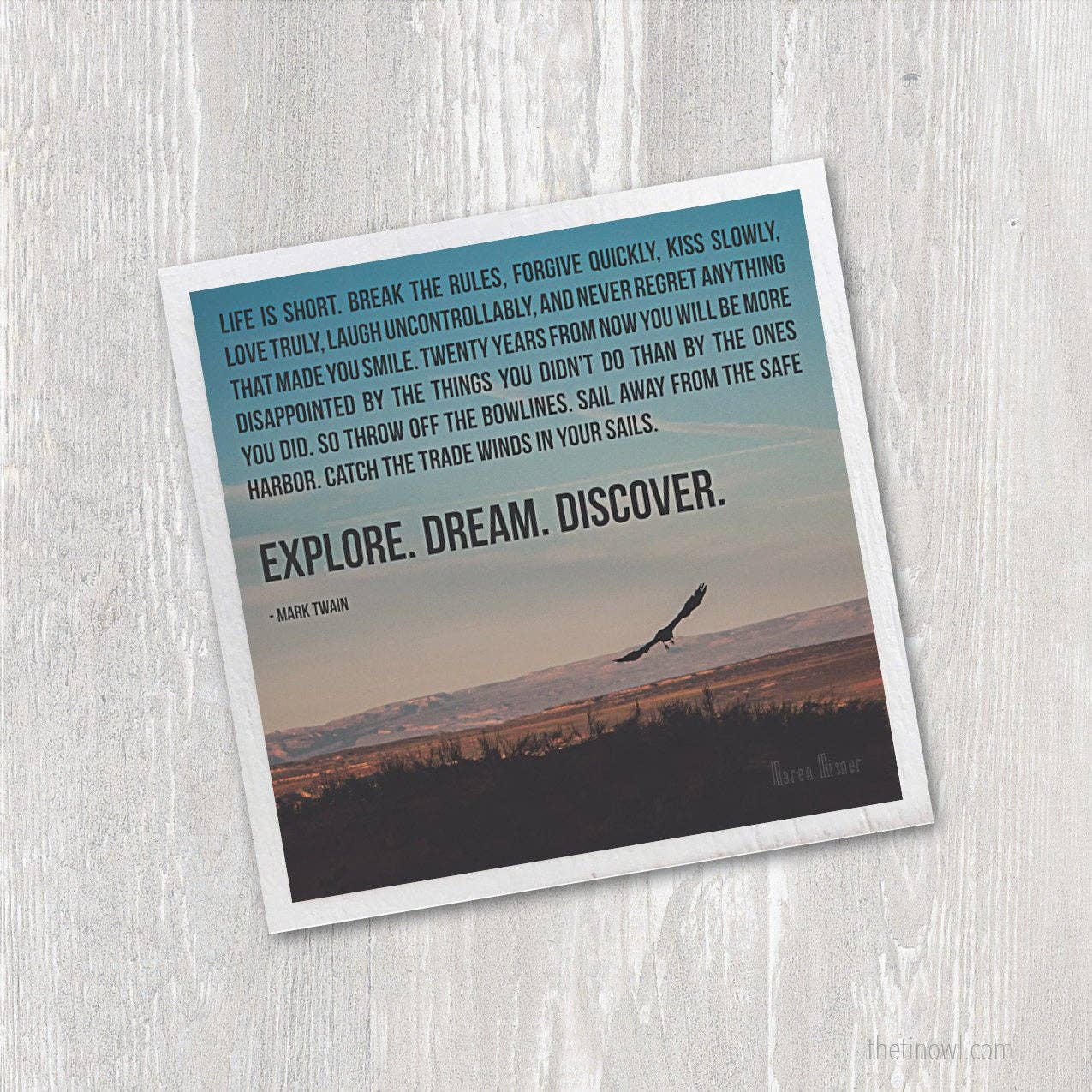 Magnet - Explore Dream Discover Quote - DGPilot